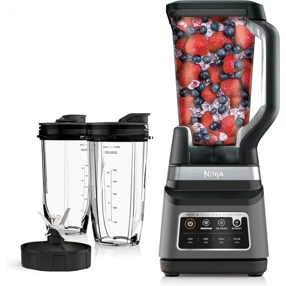 Visualz BN751 Professional Plus DUO Blender, 1400 Peak Watts, 3 Auto-IQ ...