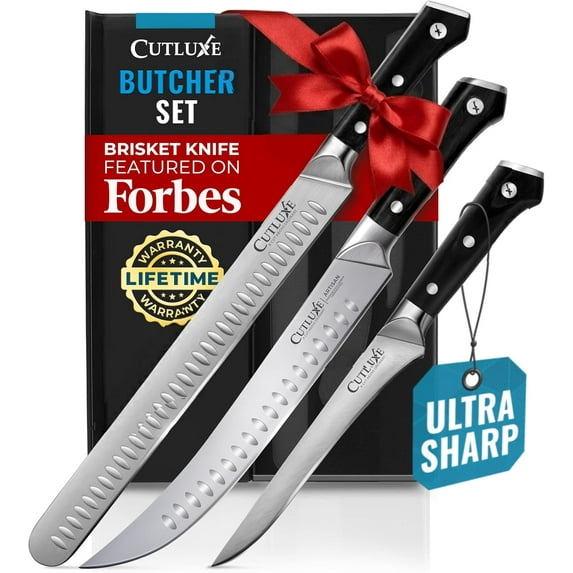 Visualz Butcher Knife Set – BBQ Brisket, Breaking & Boning Knife ...