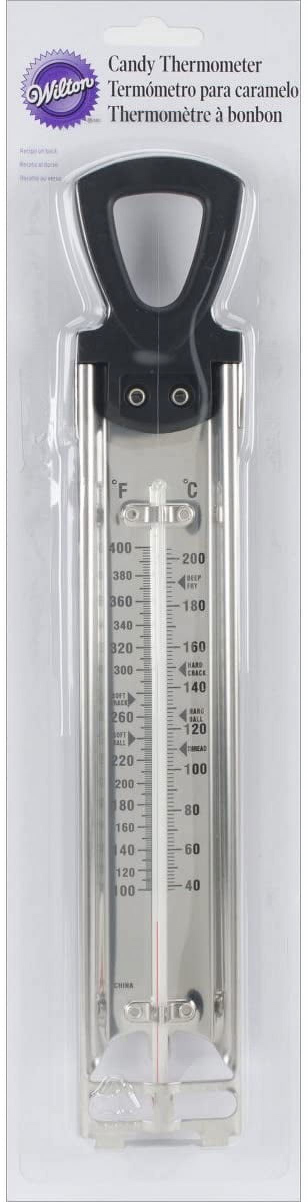 Visualz Candy Thermometer with Side Clamp for Melting Chocolate Sugar ...