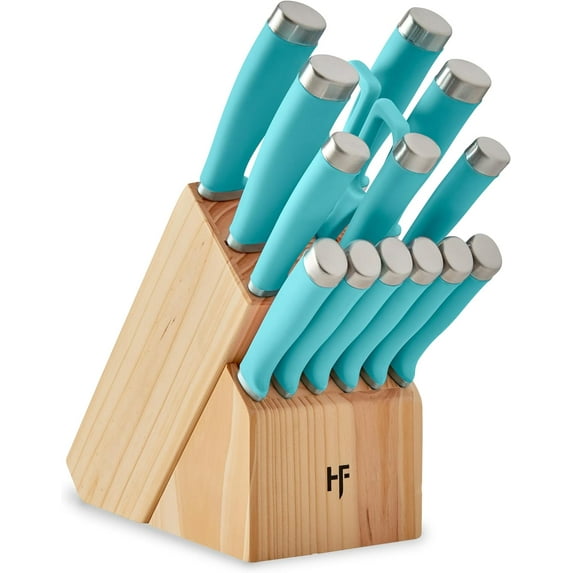 Visualz Epicure True Knife Block Set, 15 Piece - Walmart.com
