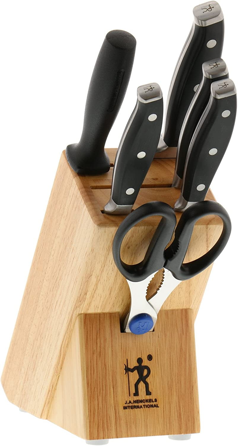 Visualz Forged Premio 7-Piece Block Knife Set - Walmart.com