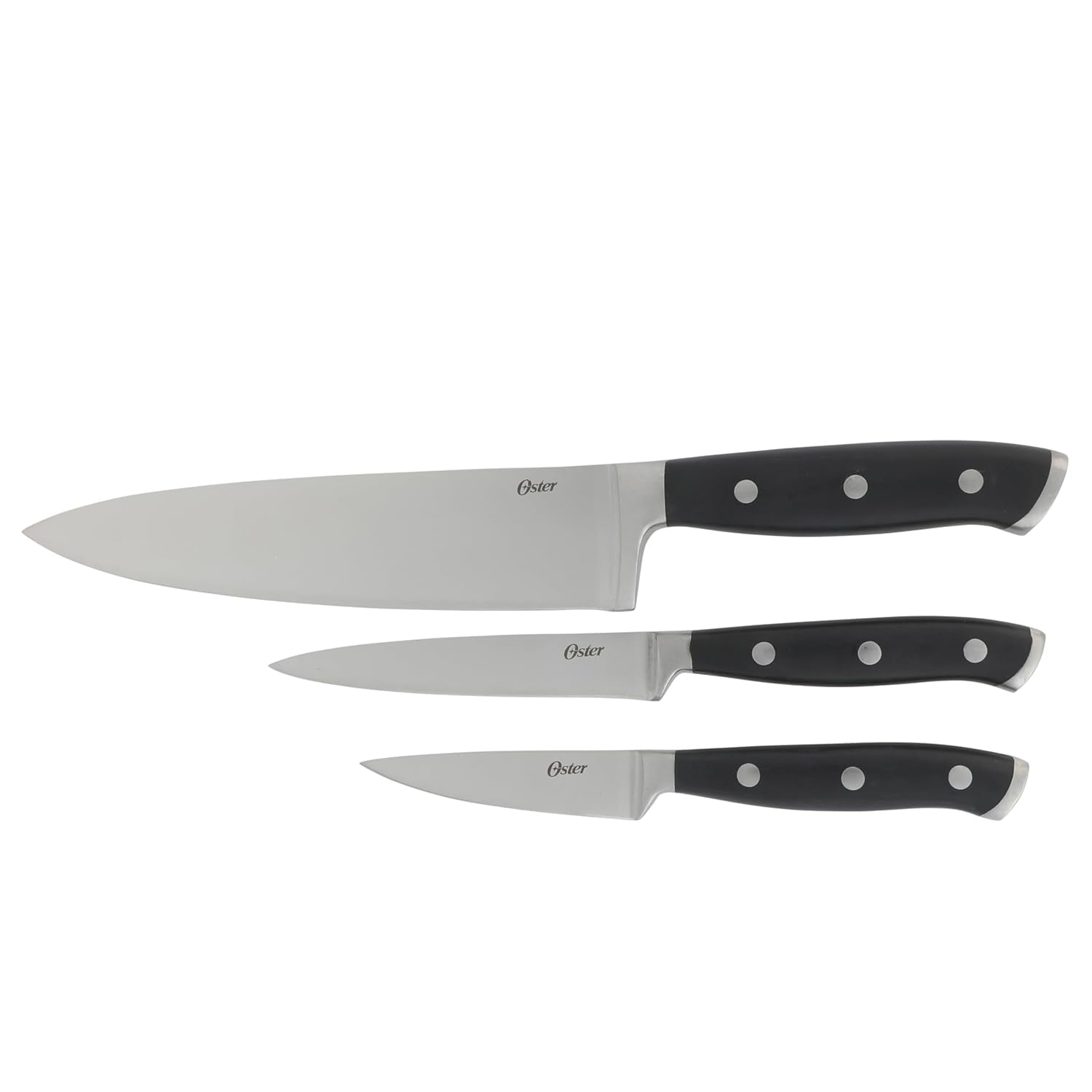 Visualz Ginley 3 Piece High Carbon Stainless Steel Cutlery Set w/ABS ...