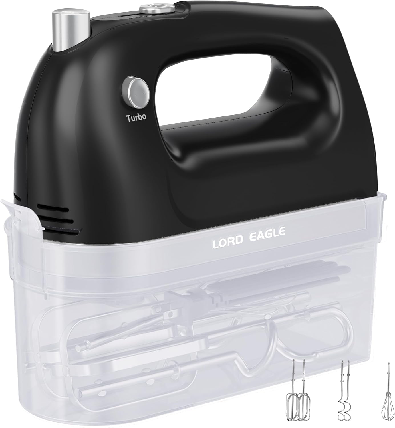 Visualz Hand Mixer Electric 400W, 5 Speed handheld Mixer, 5 Stainless ...