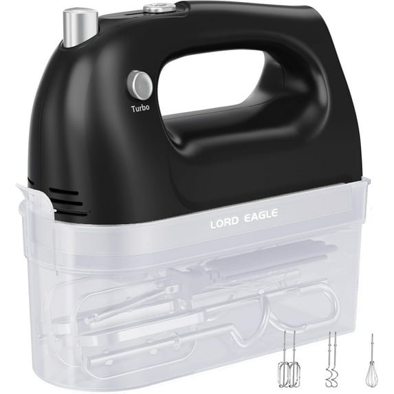 Visualz Hand Mixer Electric 400W, 5 Speed handheld Mixer, 5 Stainless ...