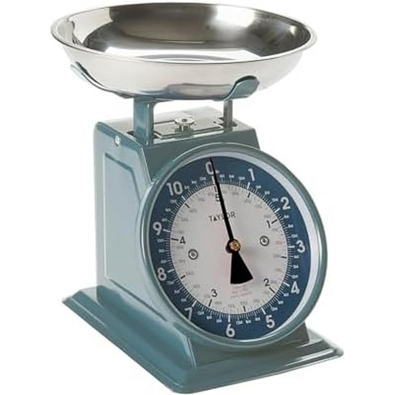 Visualz Mechanical Kitchen Weighing Food Scale with Bowl, Weighs up to ...