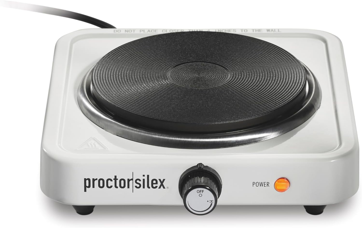 Visualz Portable Electric Stove, Cast Iron Single Burner Cooktop ...