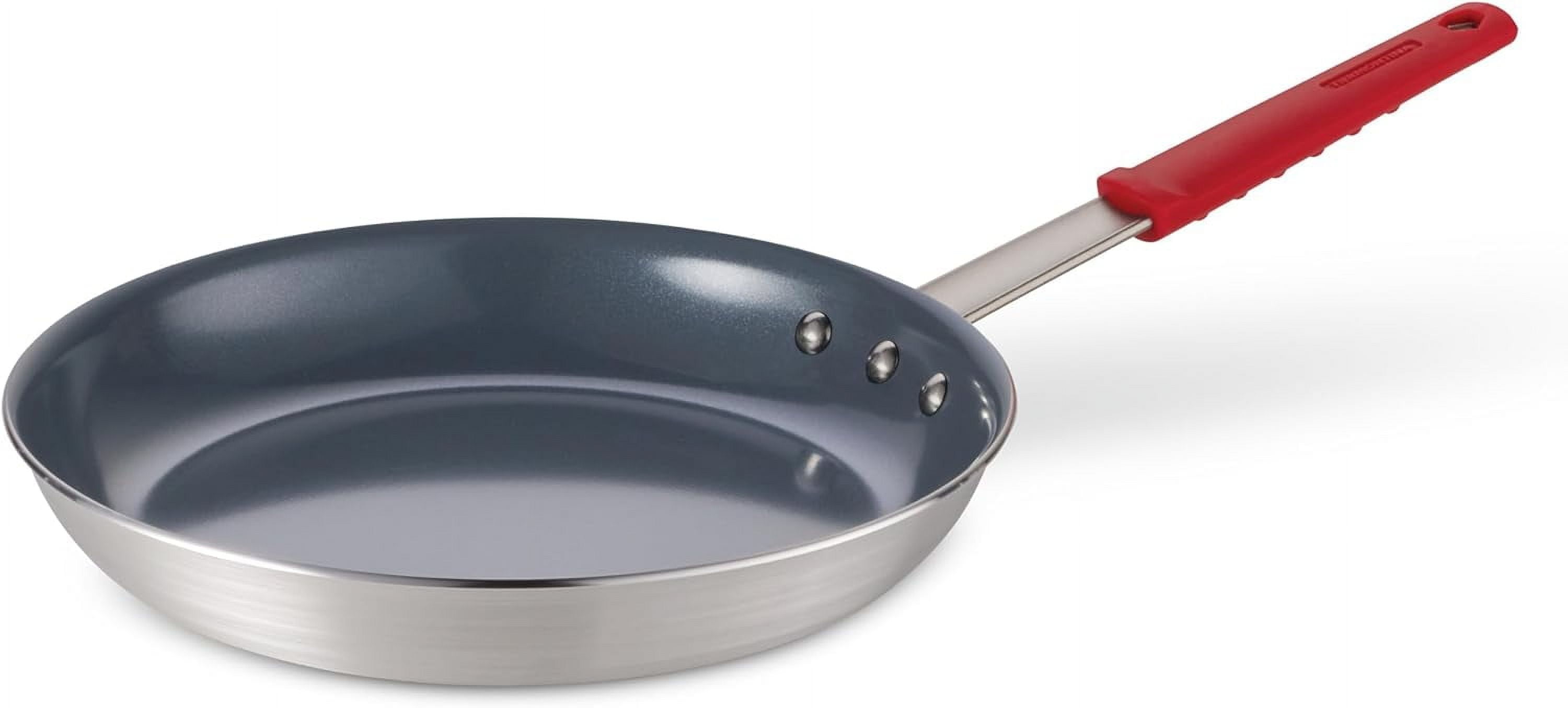 Visualz Professional 12-Inch Ceramic Non Stick Large Frying Pan, Heavy ...