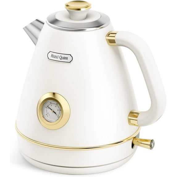 Visualz Retro Electric Kettle - 1.7 Liters / 57.5 Ounces Tea Kettle ...