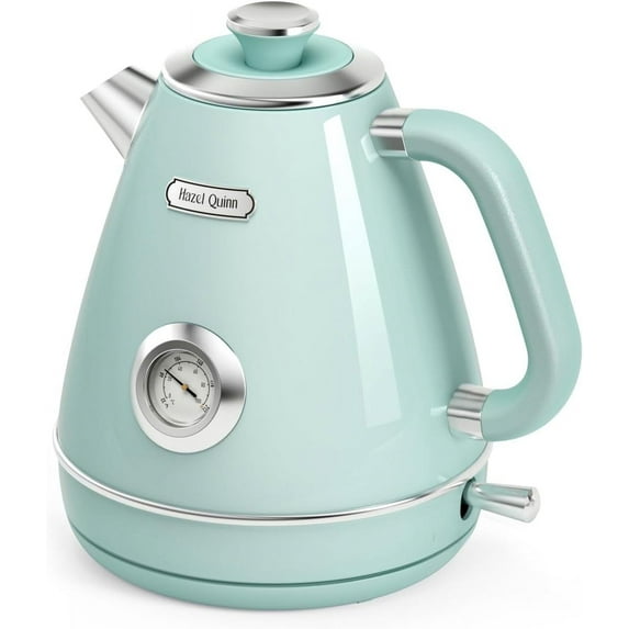 Visualz Retro Electric Kettle - 1.7 Liters / 57.5 Ounces Tea Kettle ...