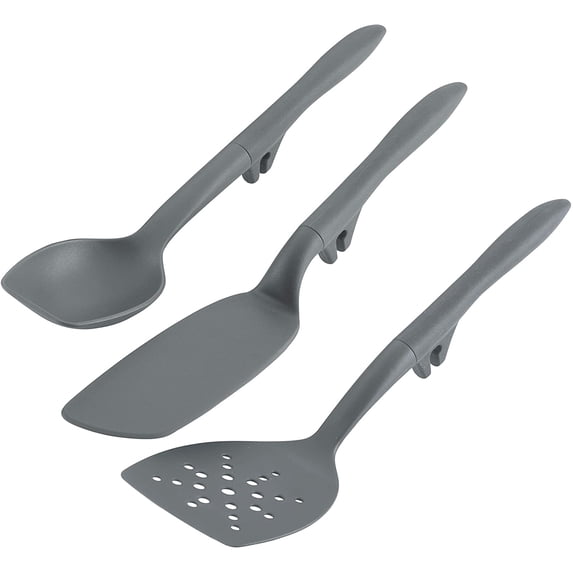 Visualz Tools and Gadgets Spoon, Slotted and Solid Turners Set/ Cooking ...