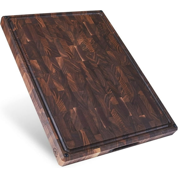 Visualz Welton Cutting Board Made in USA | Black Walnut End Grain ...