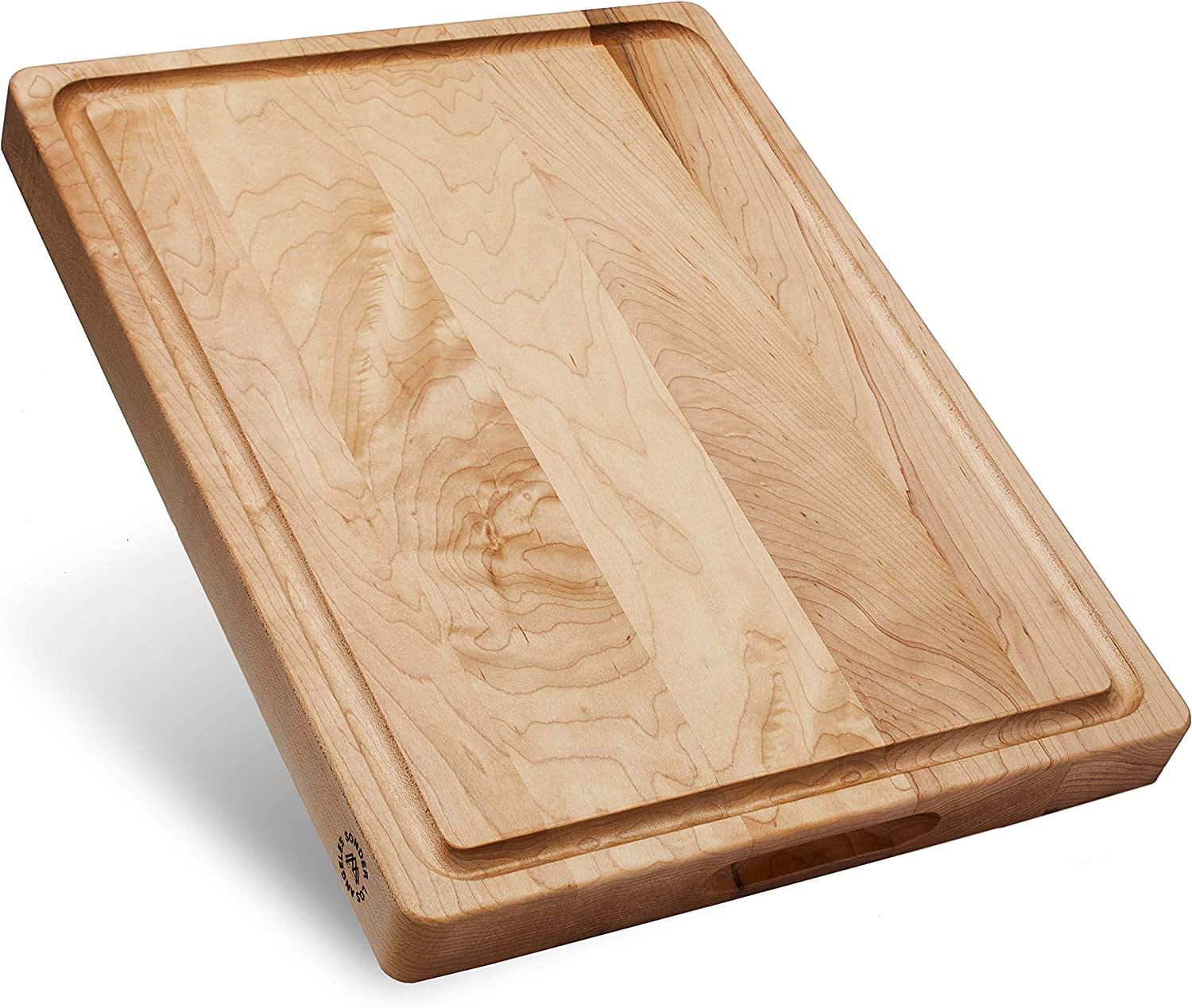 Visualz Winsome Maple Wood Cutting Board Made in USA | Maple Edge Grain ...
