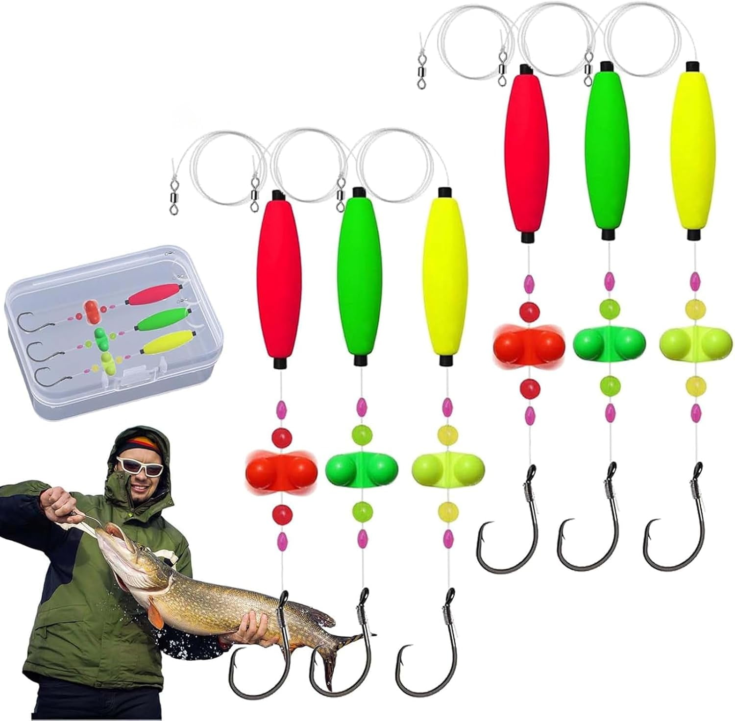 Visulong Catfish Fishing Set, Catfish Rig Making Kit, Rigs Catfishs ...
