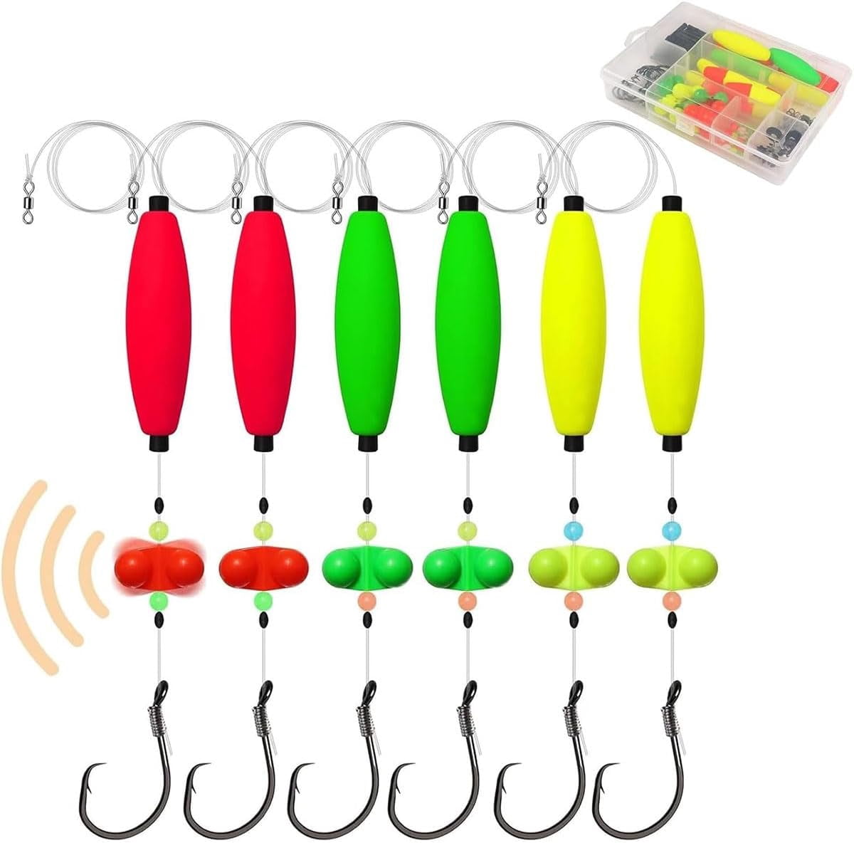Visulong Catfish Fishing Set, Catfish Tackle with Fishing Hook, Peg ...