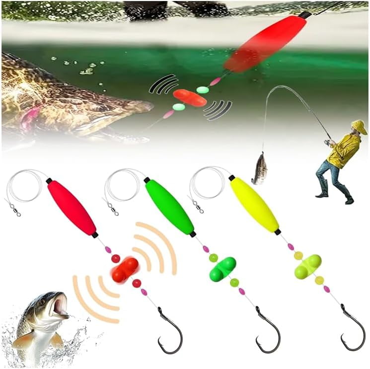 Visulong Catfish Fishing Set, Takedown Rigs Catfish Float Rigs Consists ...