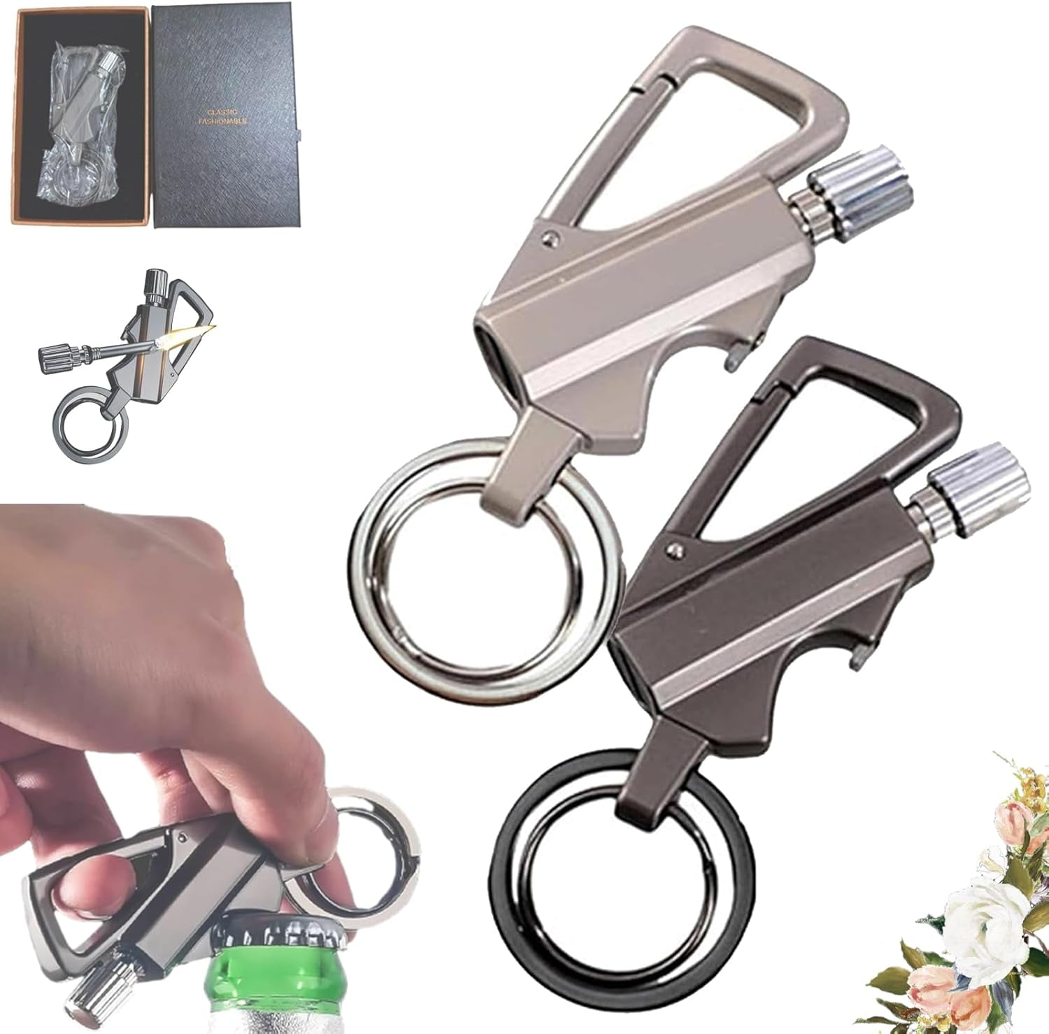 Visulong Lighter,Permanent Match Infinity Lighter,3-in-1 ...