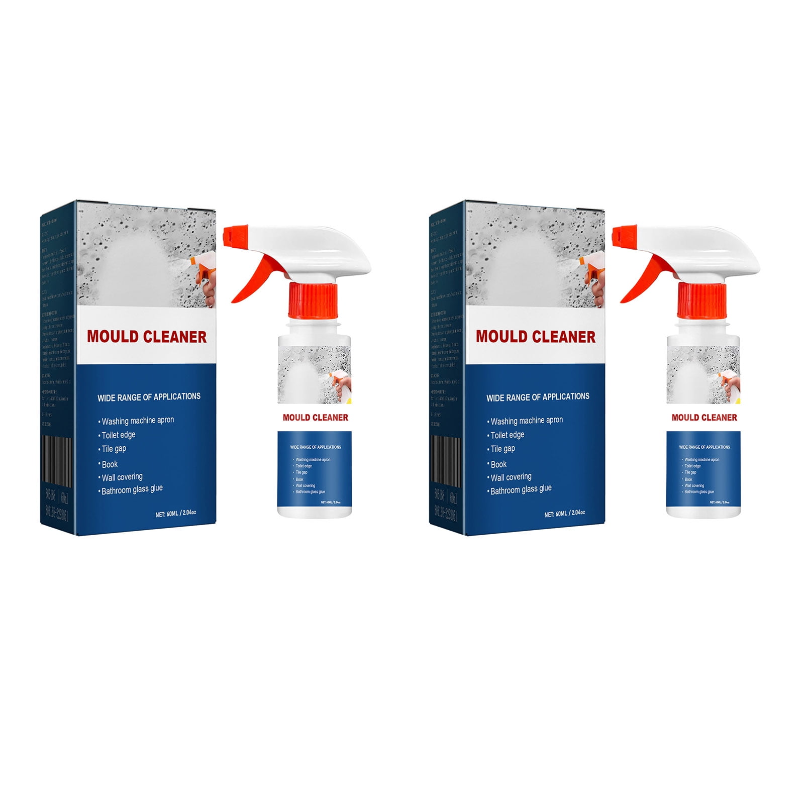 Visulong Mildew Cleaner Foam 4 Oz, Quick-Acting Mould Cleaner Spray ...