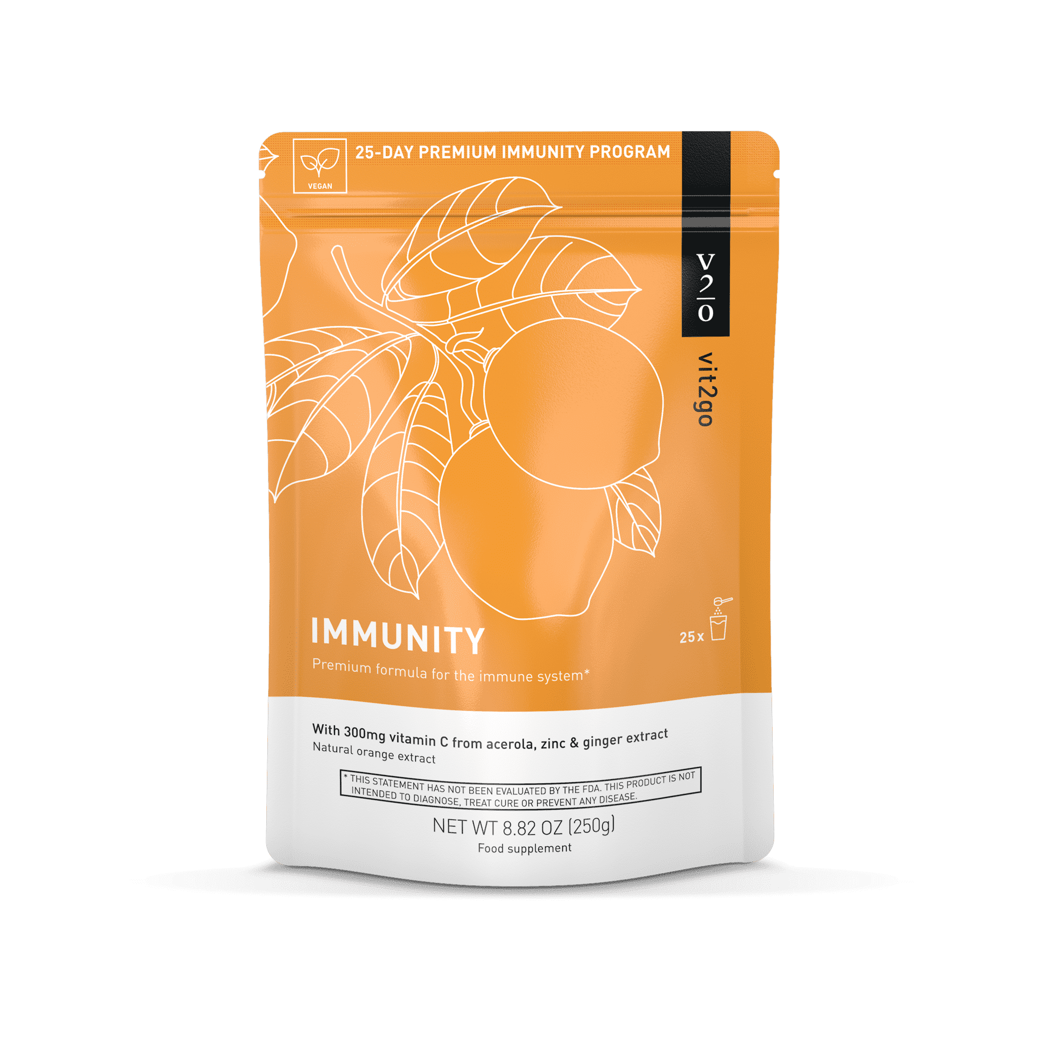 Vit2go IMMUNITY Immune system booster powder drink 25-dose doypack ...