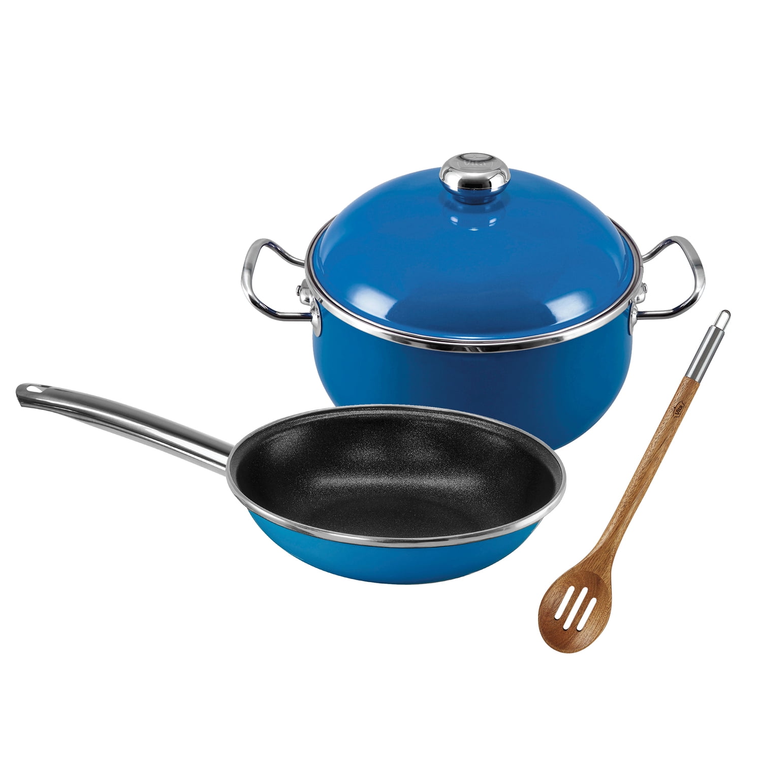 Vita 4-Piece Beginner’s Cookware Set (Blue) , 63252 - Walmart.com