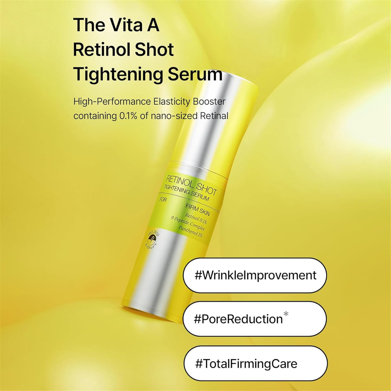 The Vita-A Retinol Shot Serum | Advanced Peptide Solution for Reduction ...