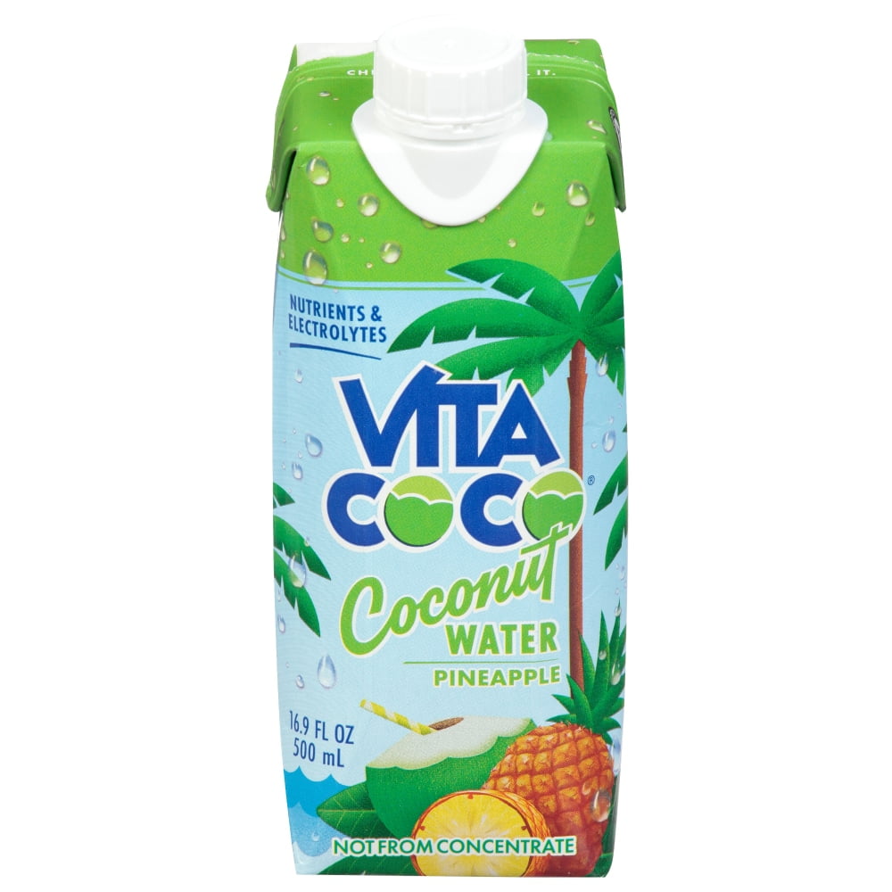 Vita Coco Pineapple Flavored Coconut Water, 16.9 fl oz (Package May ...