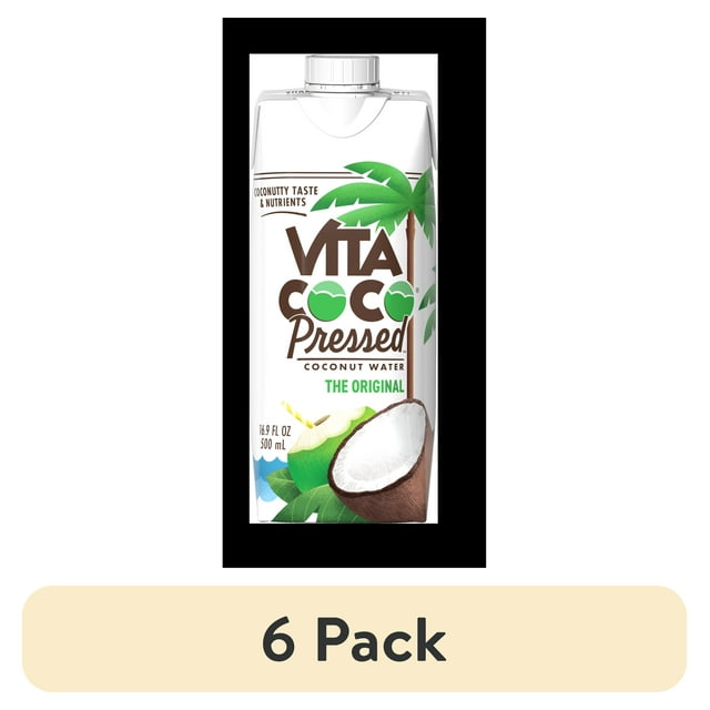 (6 pack) Vita Coco - Coconut Water Pressed, 16.9 Fl Oz - Walmart.com