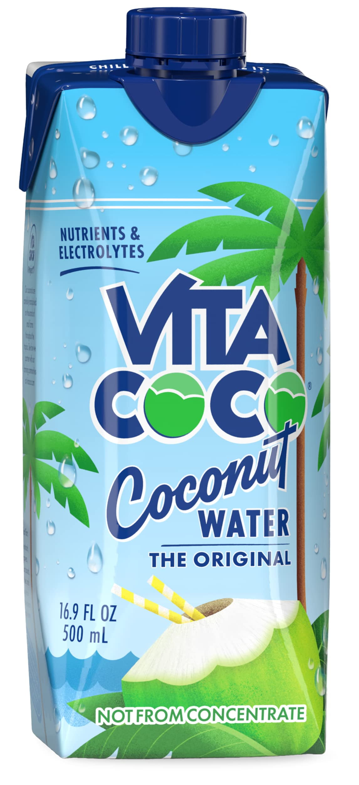 Vita Coco Pure Coconut Water, 16.9 Fl Oz - Walmart.com