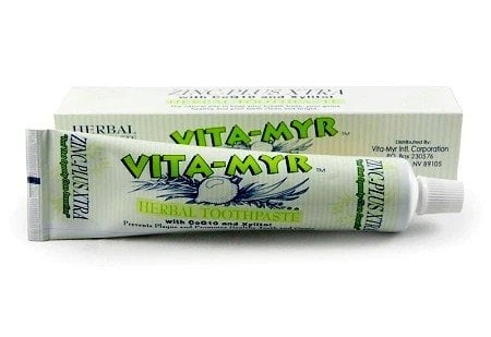 Vita-Myr Zinc+ Toothpaste 5.4 oz Tube - Walmart.com