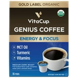 VitaCup Keto Coffee Pods with MCT Oil, Turmeric, Cinnamon, Vitamins 16 ...