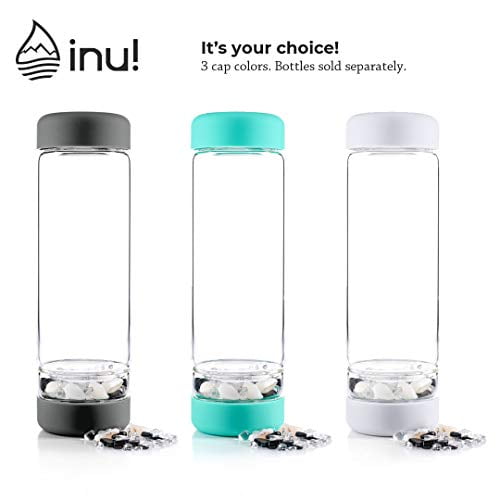 VitaJuwel Crystal Jar YIN YANG with Black Tourmaline, Milk Opal & Clear ...