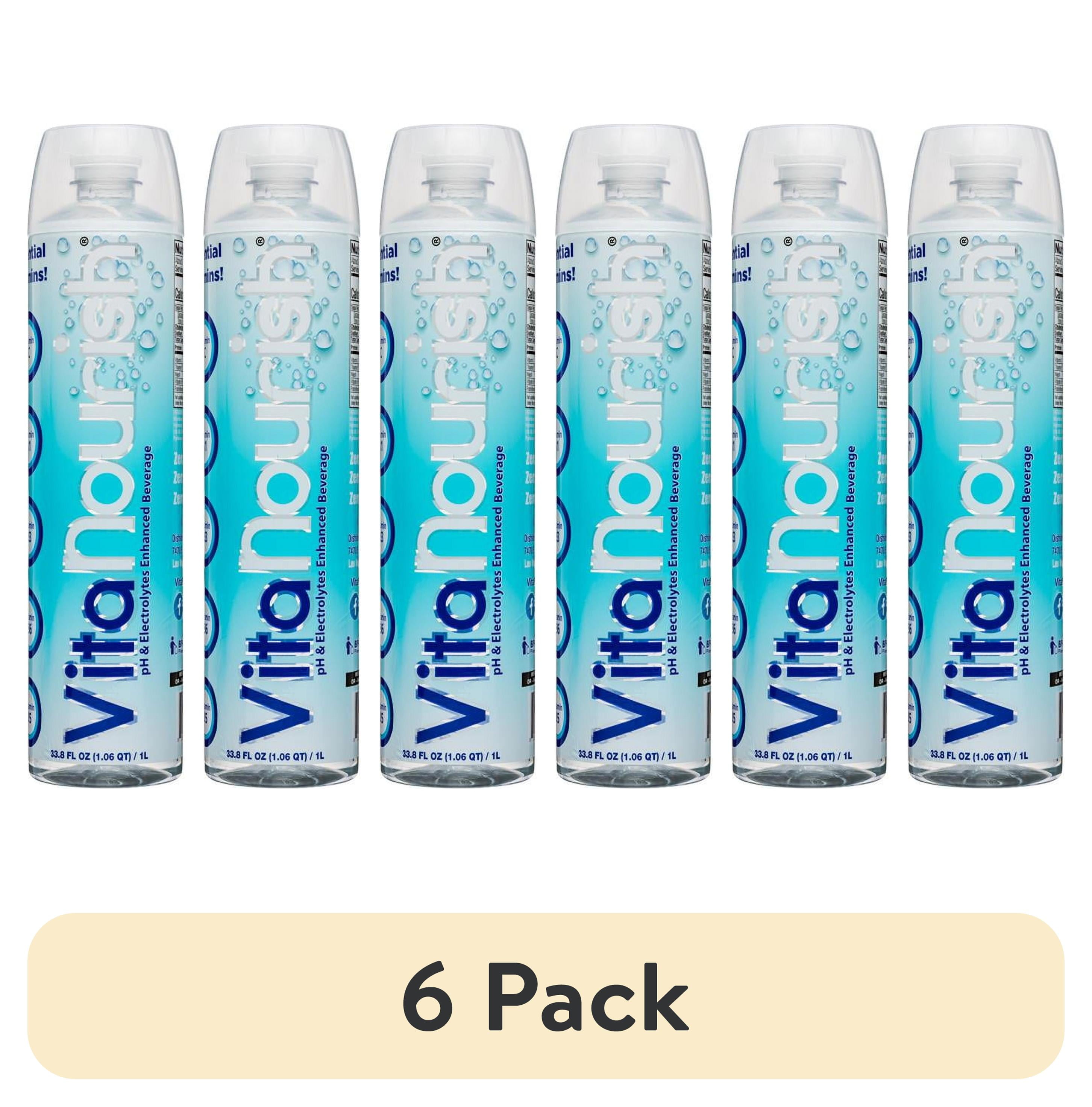 (6 pack) VitaNourish: Premium Multivitamin Water - 1-Liter (Non ...