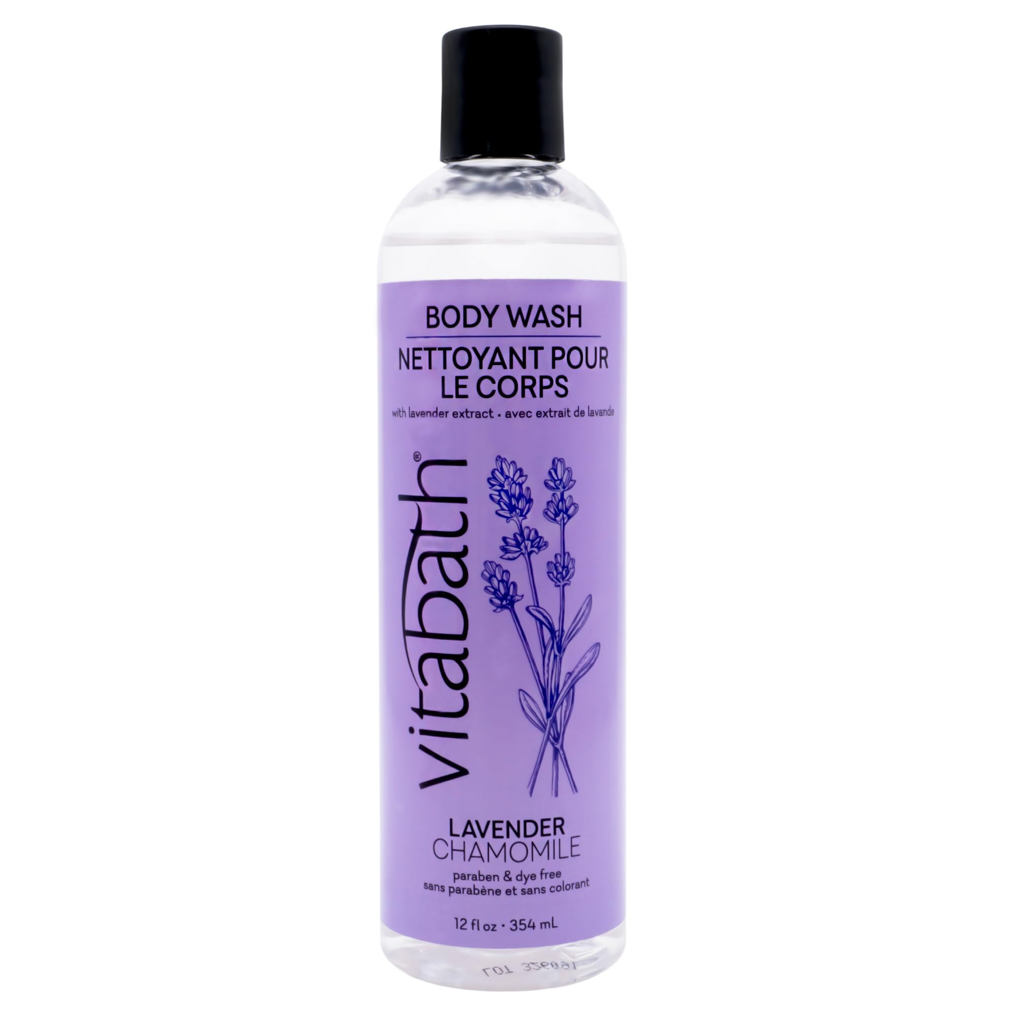 Vitabath Lavender & Chamomile MZF22 Body Wash Moisturizing Bath & Shower Cleanser & Skincare ...