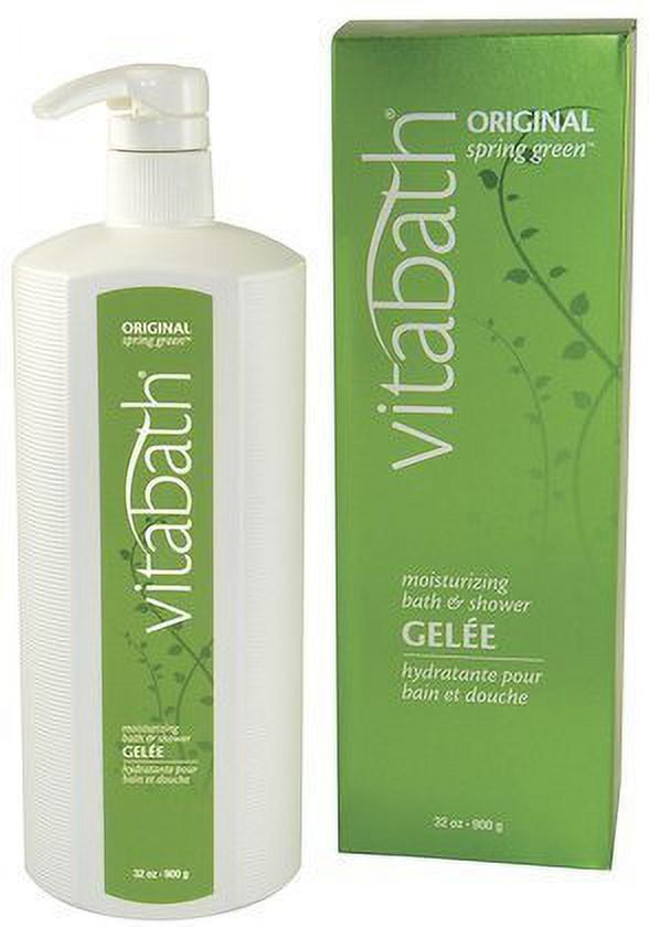 Vitabath Original Spring Green Moisturizing Bath & Shower Gelee-32 oz ...