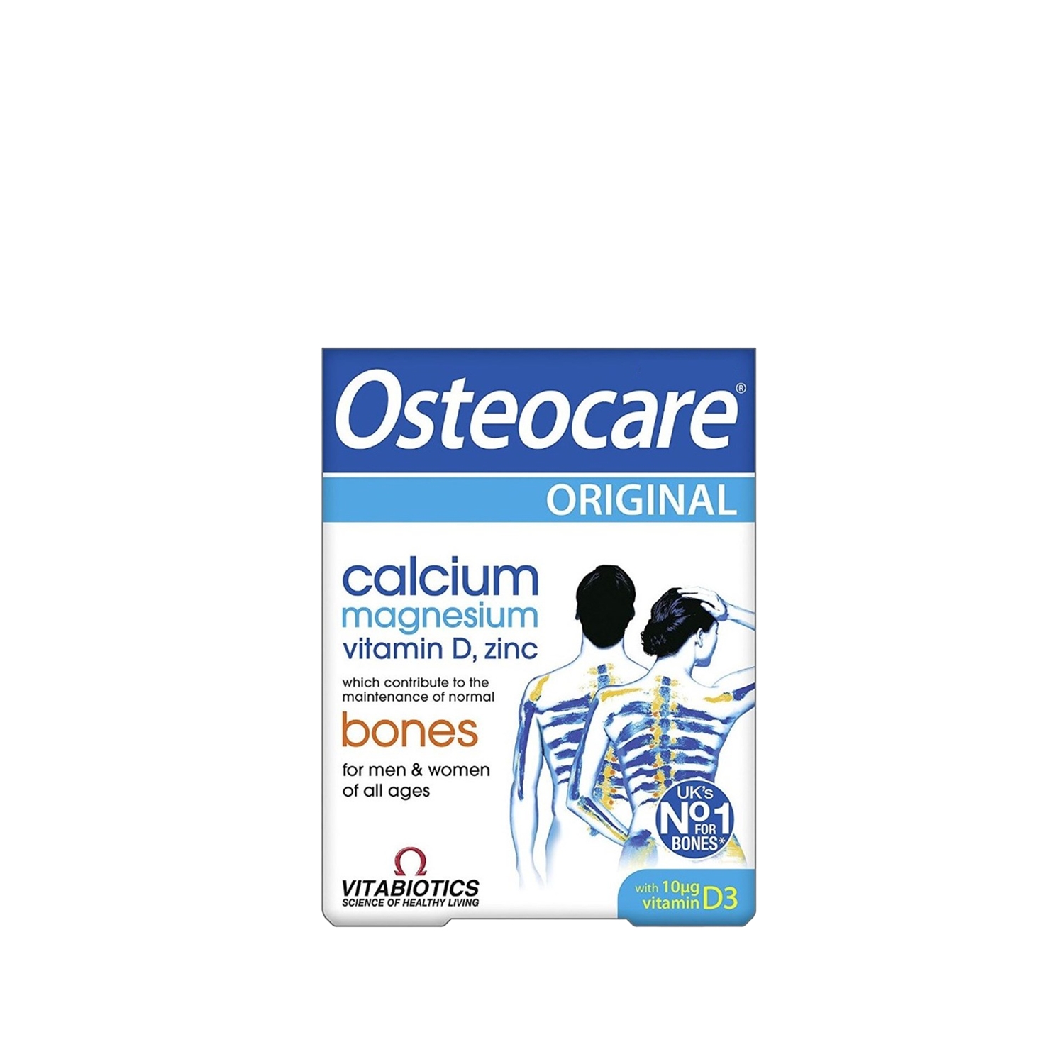 Vitabiotics Osteocare Original Calcium 30 Tablets - Walmart.com