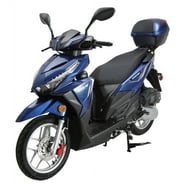 HHH 49cc/50cc Adult Legal Gas Powered Moped Bike with Matching Trunk ...