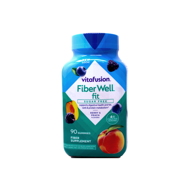 Vitafusion Fiber Well Fit Gummies Supplement, 90 Count (Packaging May ...