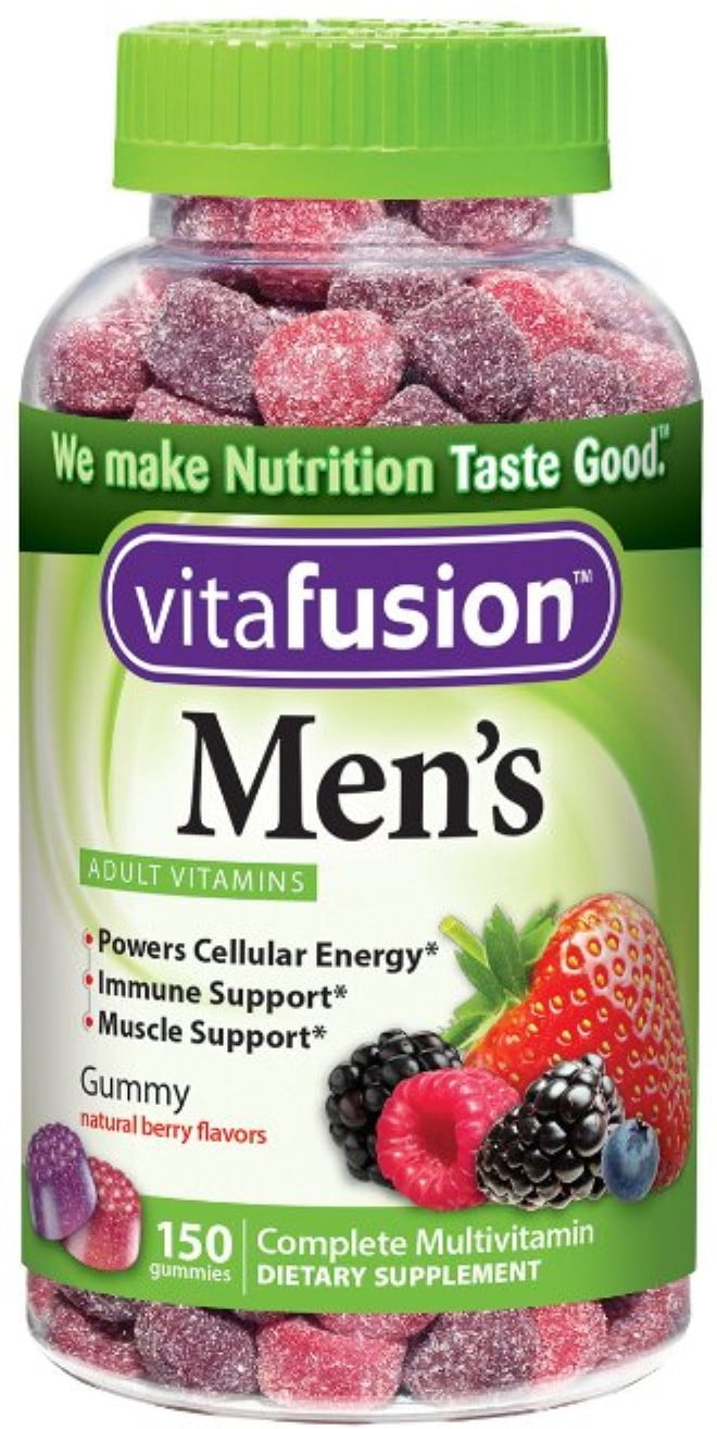 Vitafusion Men's Daily Multivitamin, Gummies 150 ea (Pack of 6 ...
