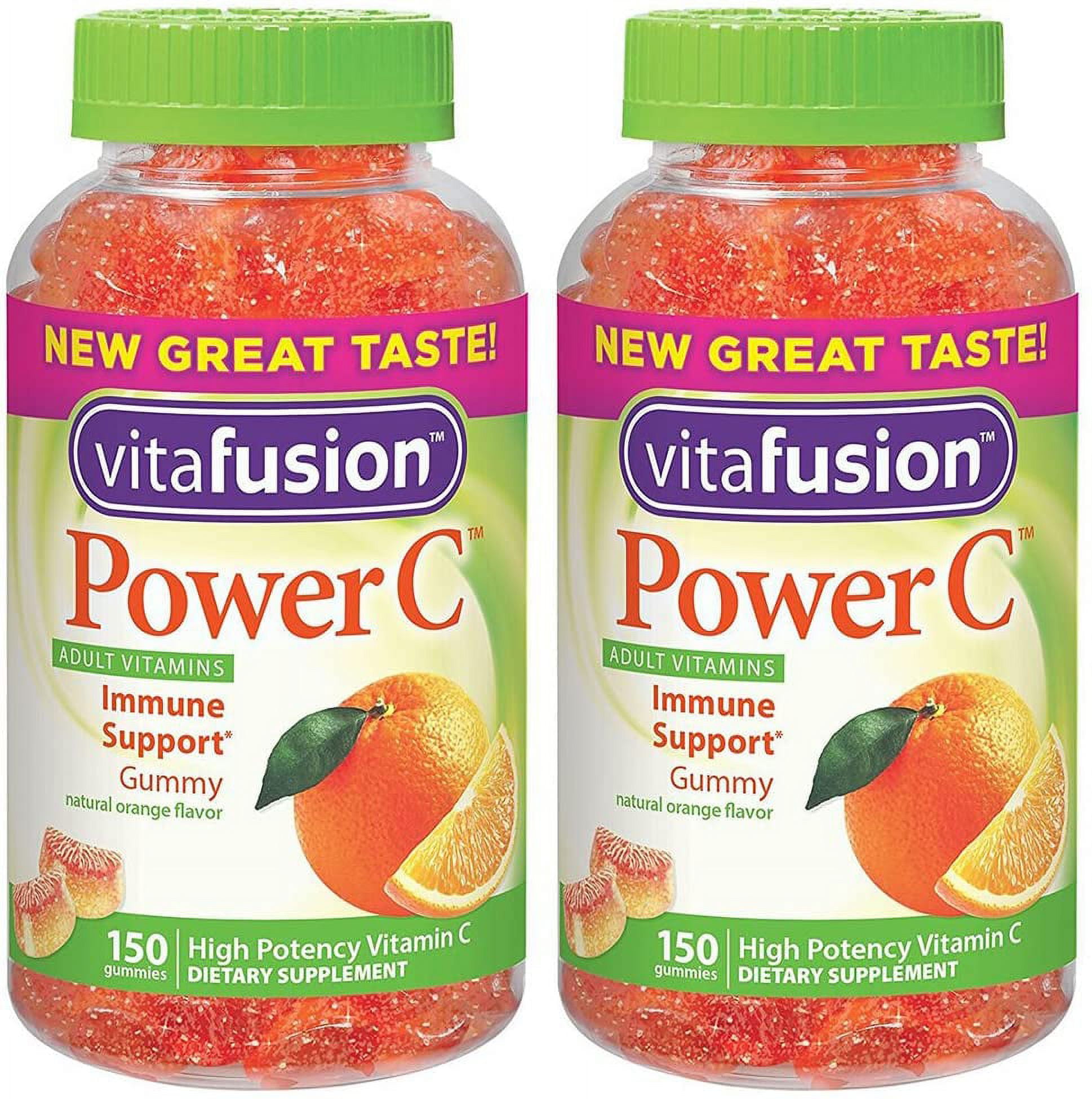 Vitafusion Power C Immune Support Gummy Vitamins Dietary Supplement ...