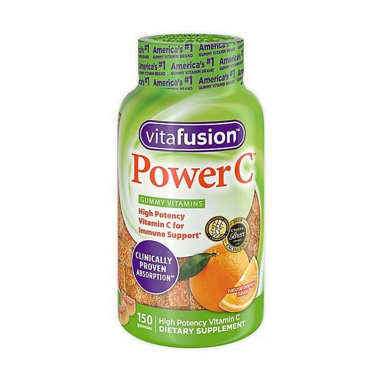 Vitafusion Power C Immune Support Gummy Vitamins Dietary Supplement ...
