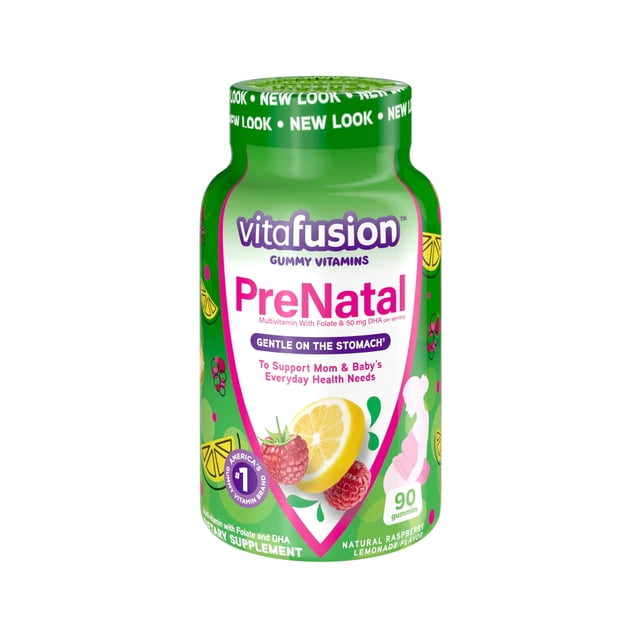 Vitafusion PreNatal Pregnancy Multivitamin Gummies - 90 Count - Walmart ...