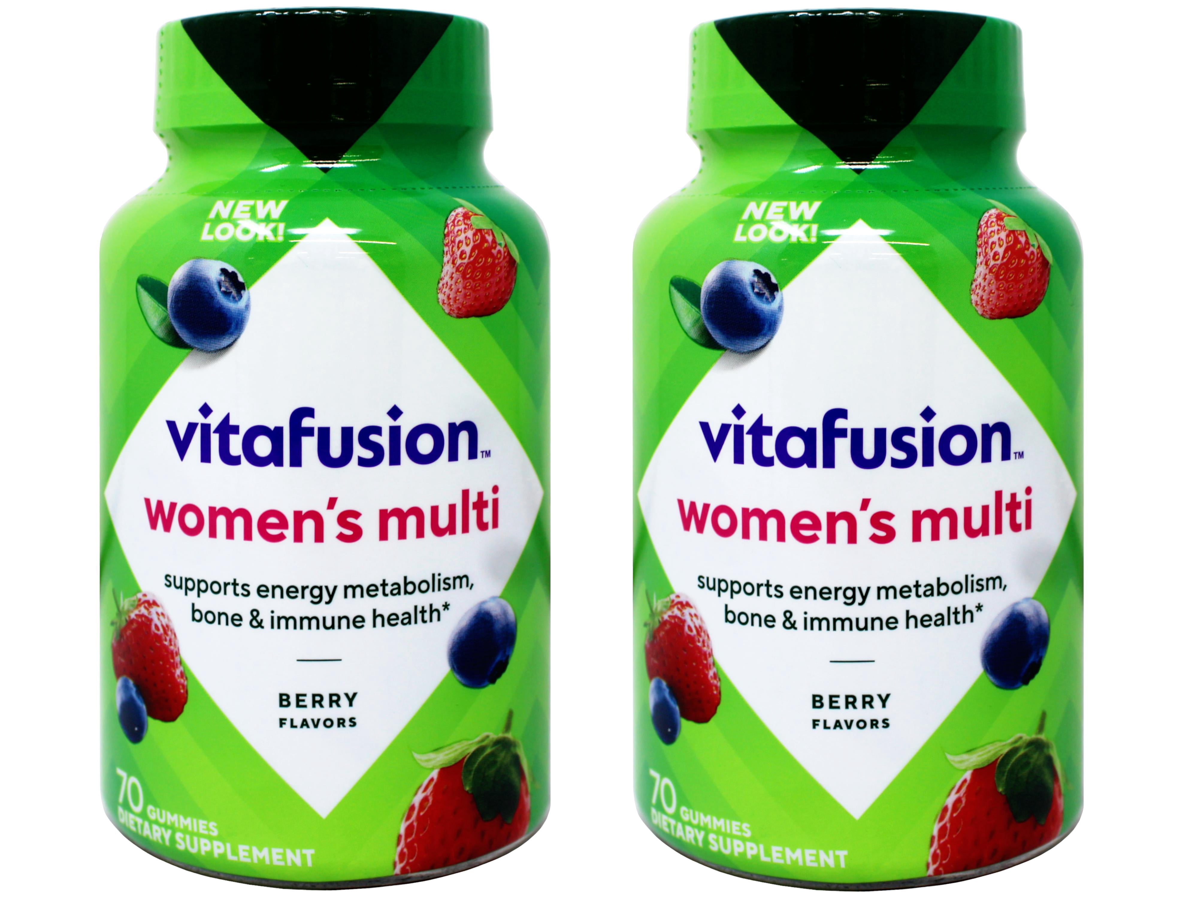 vitafusion Women's Gummy Vitamins Mixed Berries 70 ea, Pack of 2 ...