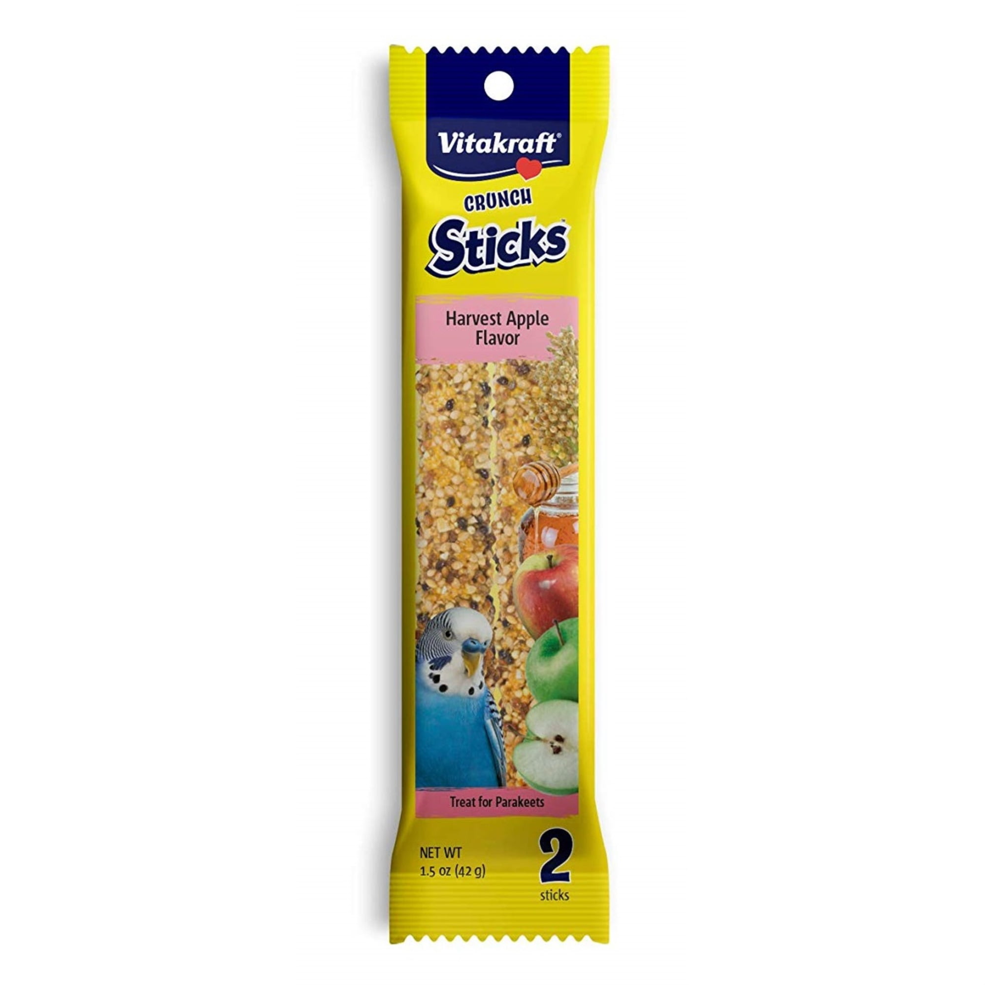 Vitakraft Crunch Sticks Harvest Apple Parakeet Treats - Walmart.com