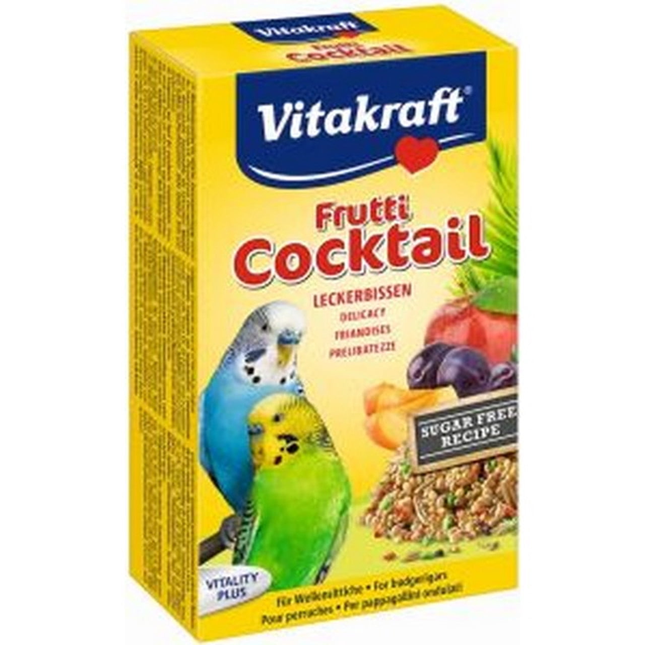 Vitakraft Fruit Cocktail Budgie 200g Bird Health Case of 12 - Walmart.com