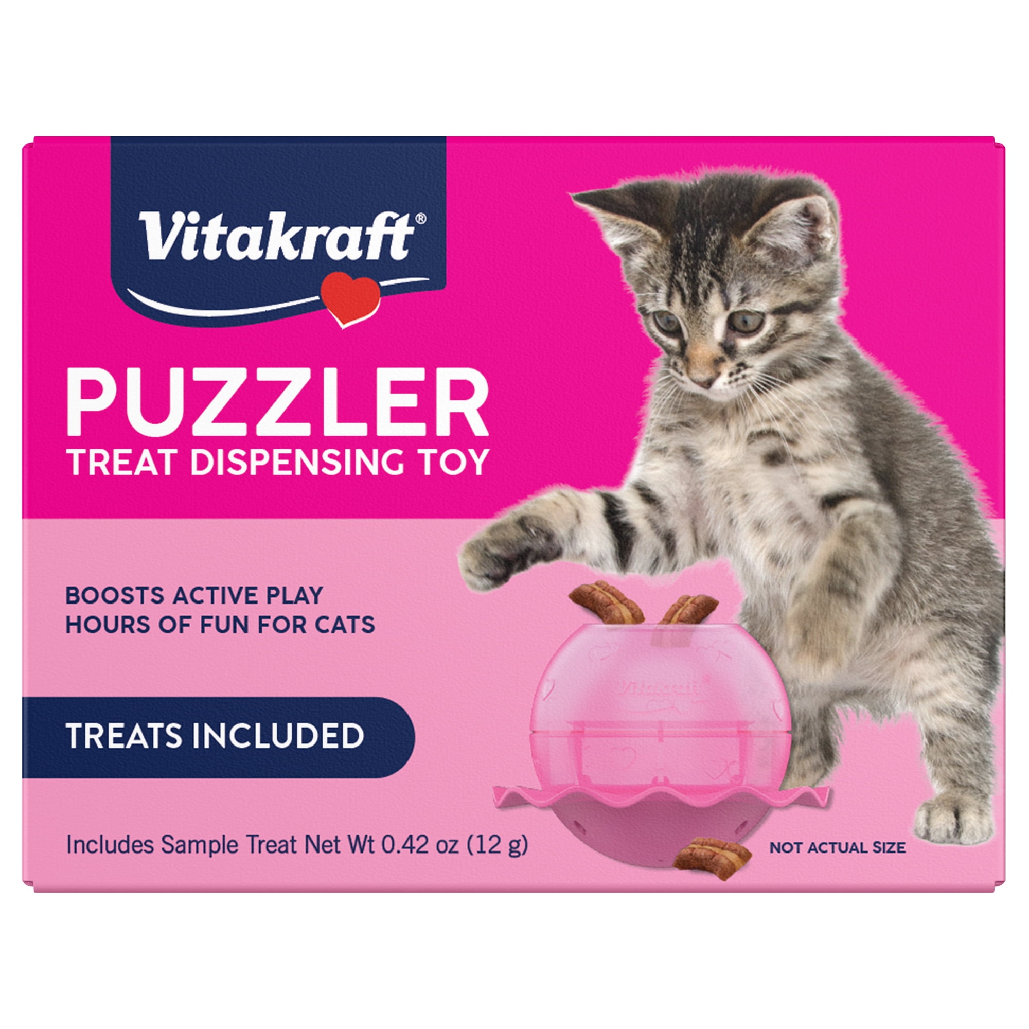 Vitakraft Toy Dispenser with Chicken Flavor Treats, 0.42 oz - Walmart.com