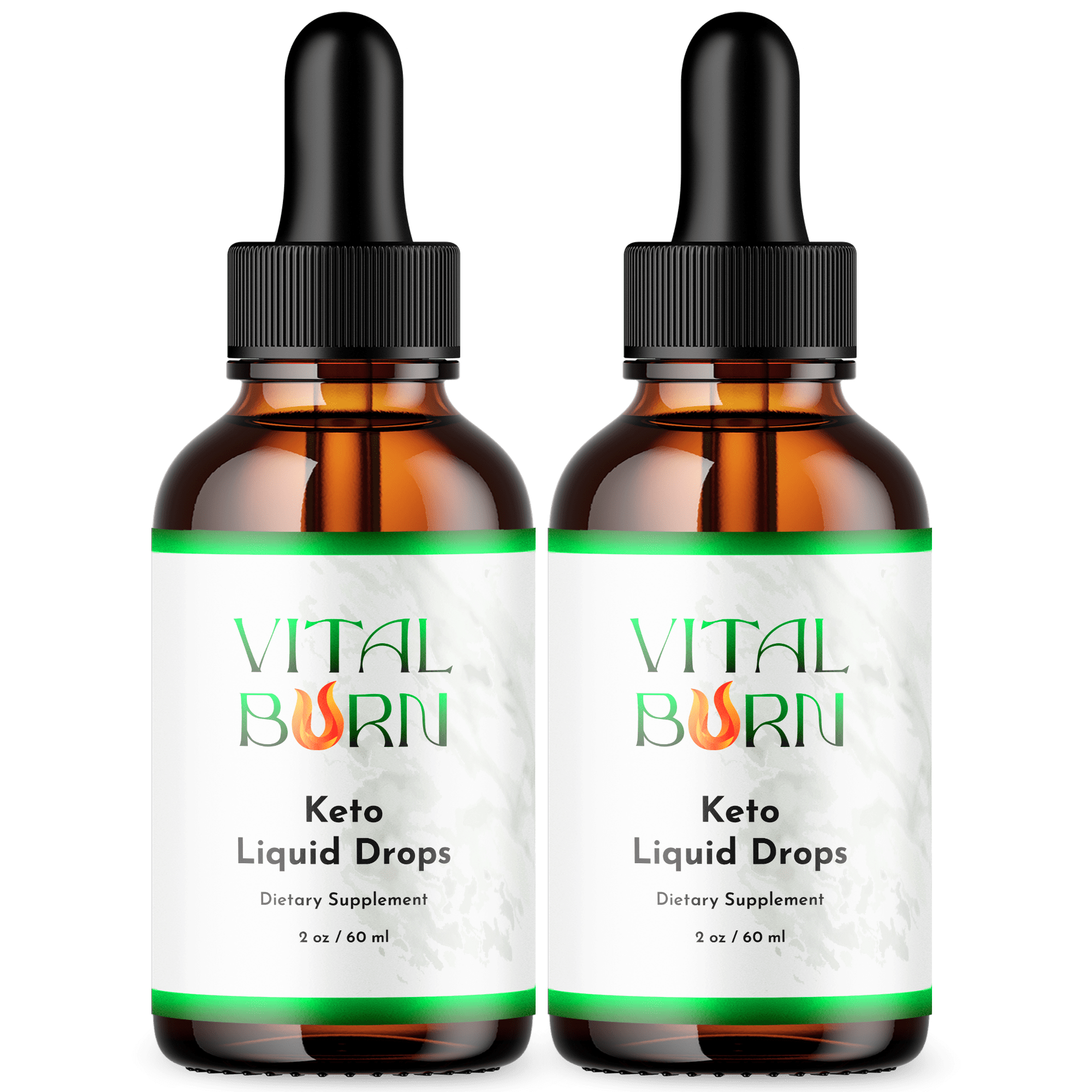 Vital Burn Keto Drops Advanced Liquid Supplement for Fitness Support 60 ...