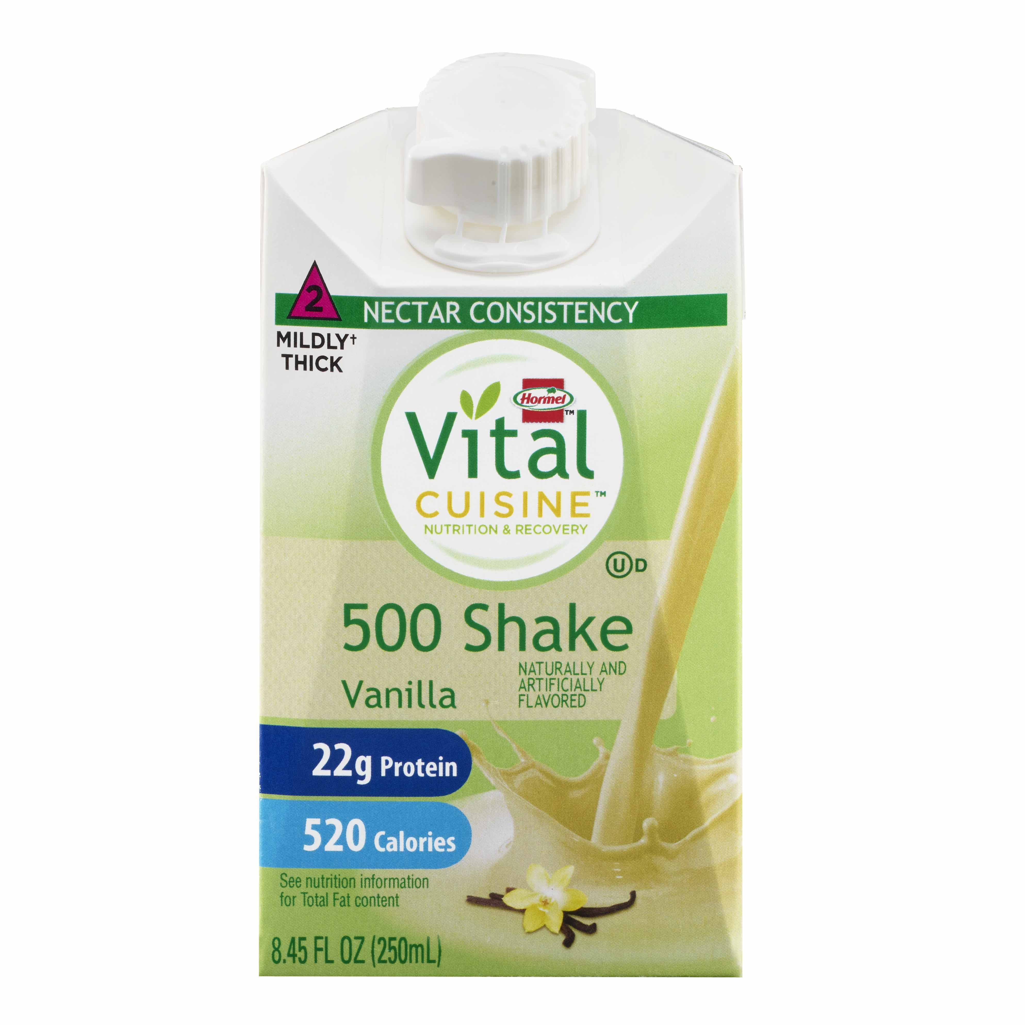 Hormel Vital Cuisine 500 Shake, Vanilla Flavor, Oral Supplement, 8.45 ...