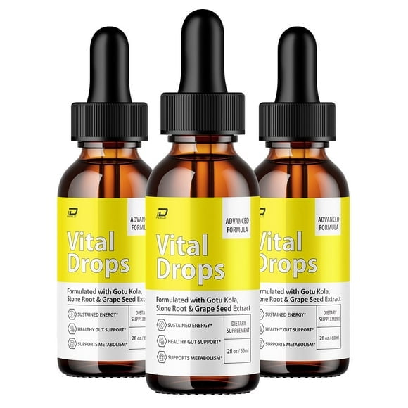 Vital Drops Healthy Formula - VitalDrops All Natural Healthy Levels ...