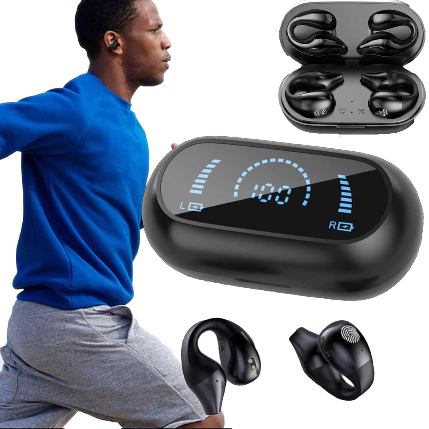 Vital Earbuds Pro, 2025 Wireless Bluetooth Open Ear Earbuds, Premium ...