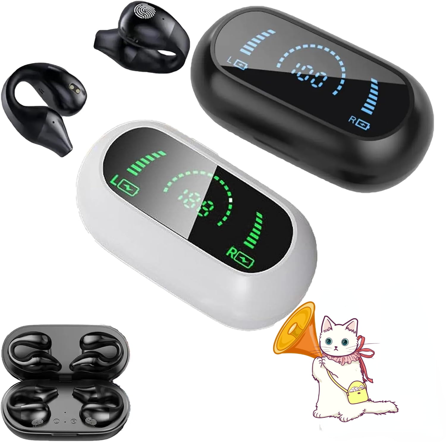 Vital Earbuds Pro, Morrat Ear Clip Headphones, 2025 New Upgraded ...