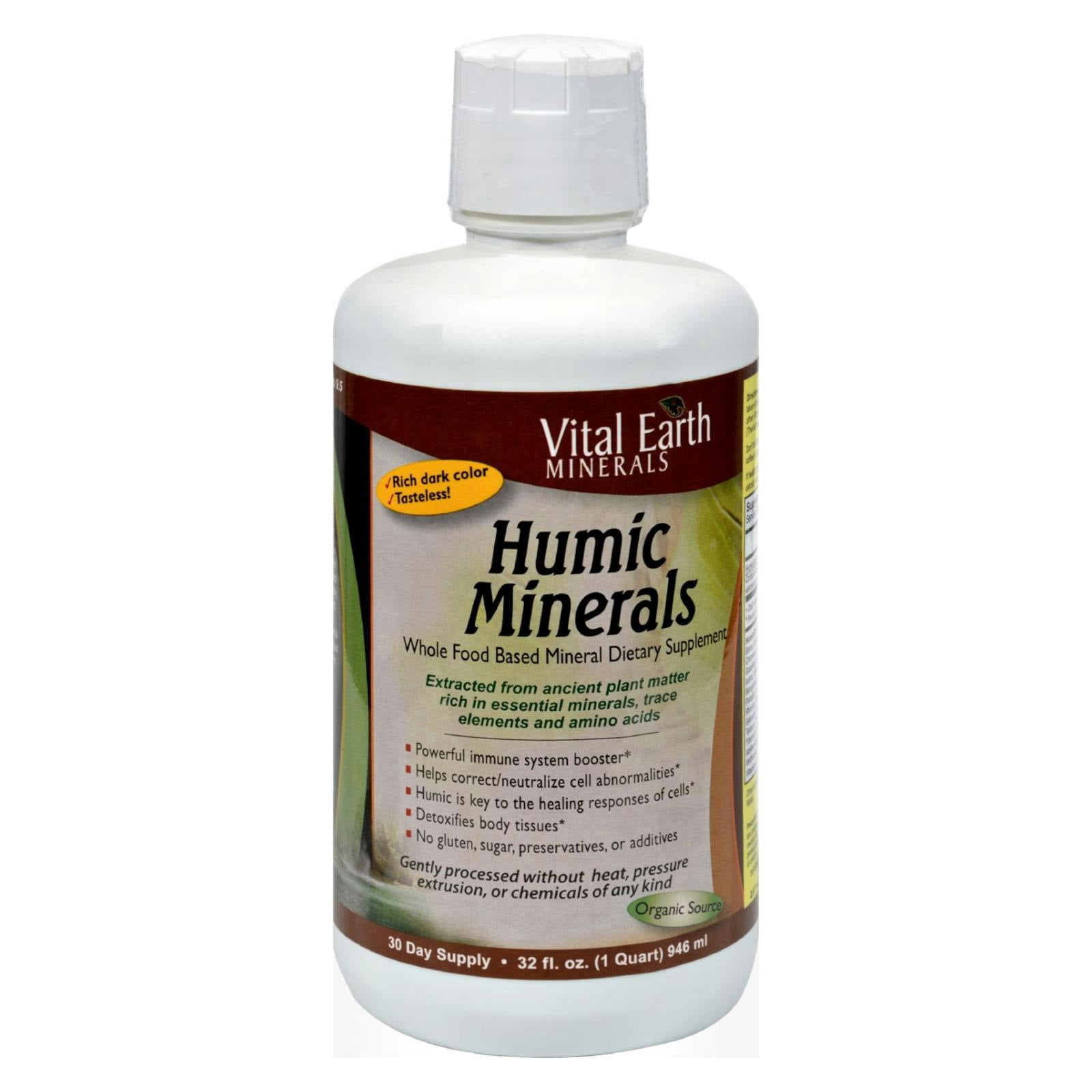 Vital Earth Minerals Liquid Humic Mineral 32 oz (Pack Of 2) - Walmart.com